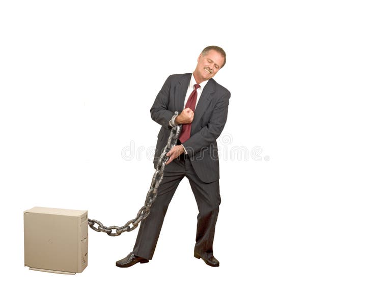 759 Man Chained To Computer Stock Photos - Free & Royalty-Free Stock ...