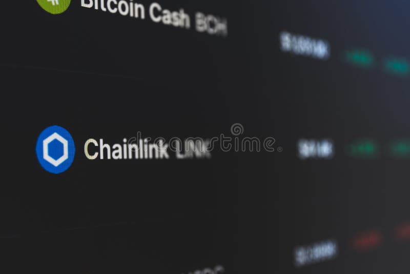 Chainlink on Cryptocurrency Exchange Market . a Cryptocurrency is a ...
