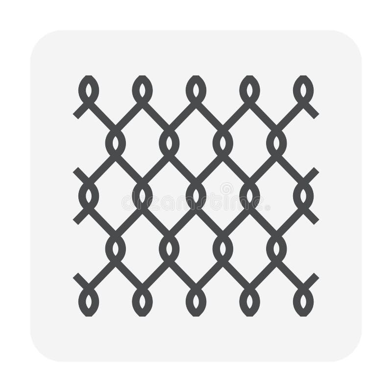 Chainlink icon black stock vector. Illustration of production - 162279456