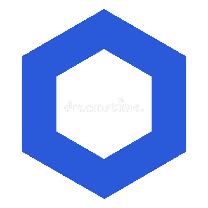 Chainlink icon black stock vector. Illustration of production - 162279456