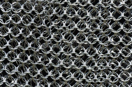 Chainmail Background stock photo. Image of chained, iron - 26980542