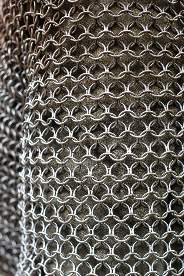 Chainmail stock image. Image of fabric, inox, chainmail - 61413011