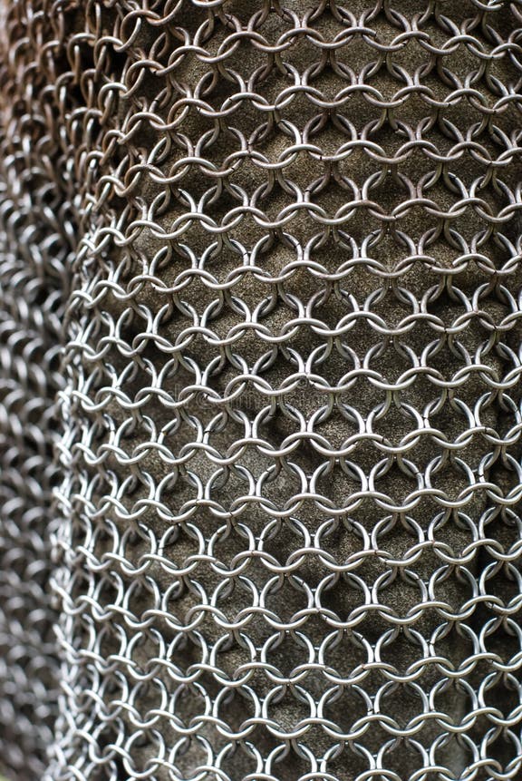 Chain Mail Armour Structure Stock Photo - Image of protection, circles ...