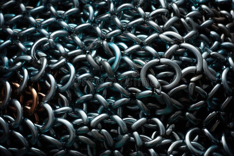 Chainmail Texture Background, Detailed Stock Illustration ...