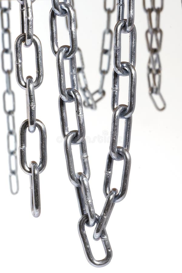 Isolated old chains stock photo. Image of isolated, chain - 5870024