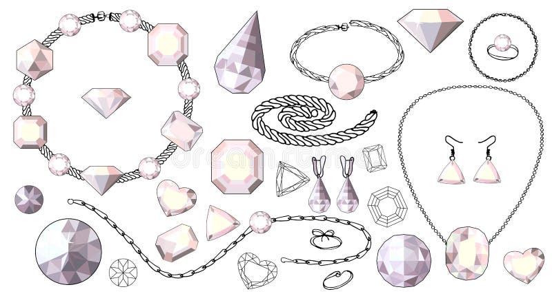 Assorted Rings Stock Illustrations – 46 Assorted Rings Stock ...