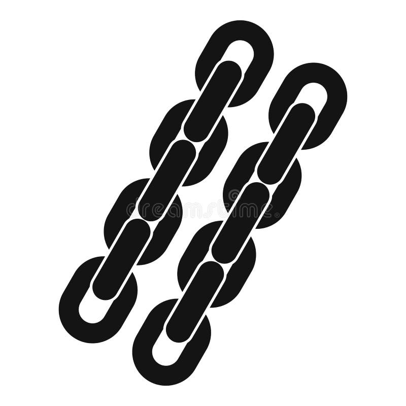 Chains icon digital green stock vector. Illustration of decoration ...