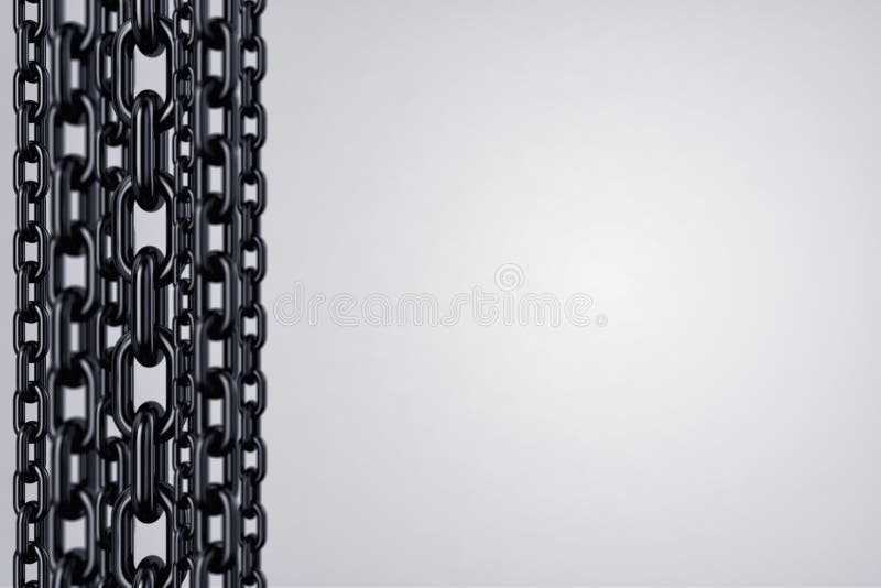 Text Chains Metal stock illustration. Illustration of writing - 147247382