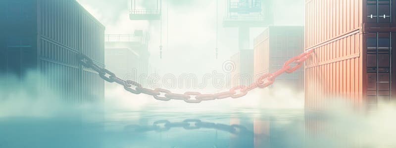 Chains Breaking between Factories and Ports Illustrate Global Supply ...