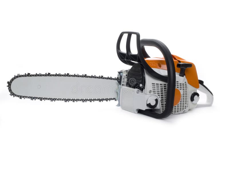 Chainsaw stock photo. Image of chain, sawing, lumber, sawyer - 7309432