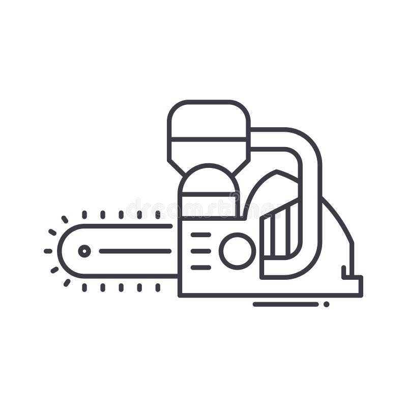 Chainsaw Symbol Sign,Vector Illustration, Isolate on White Background ...