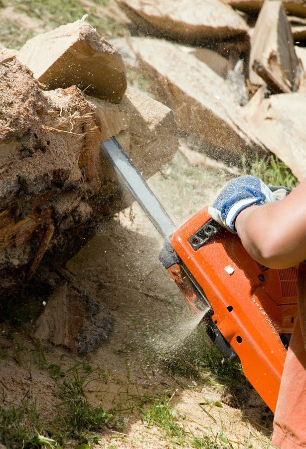 Chain Saw stock image. Image of chainsaw, dust, solid - 6000521