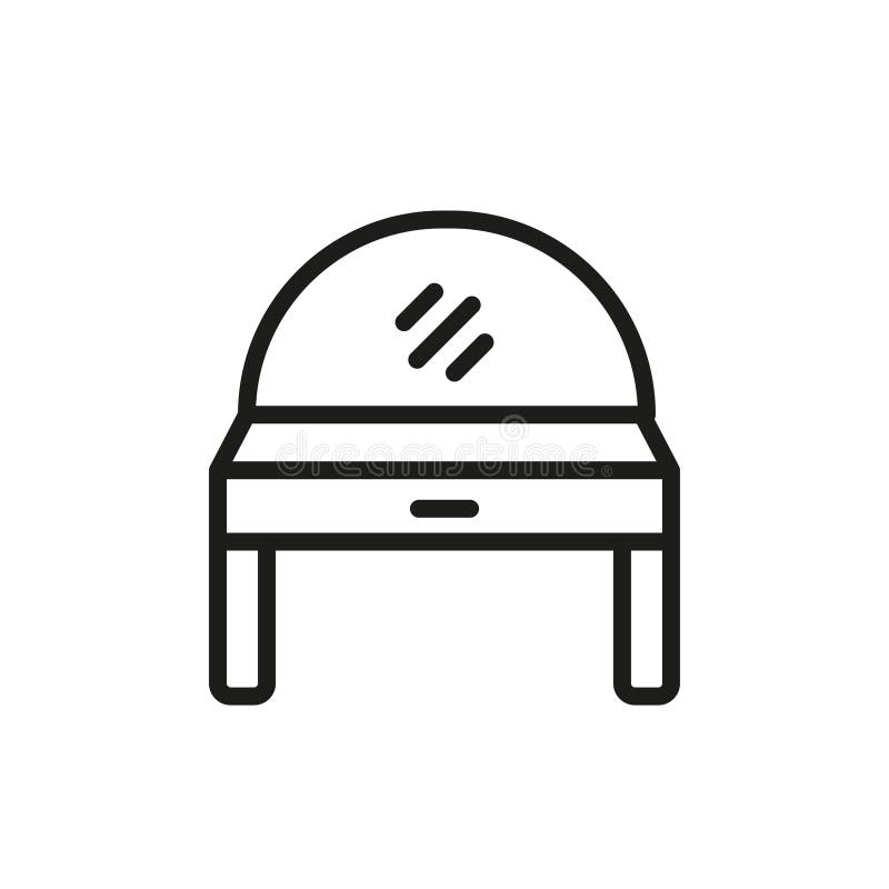 Dressing Table Vector Design Templates Simple and Modern Stock Vector ...