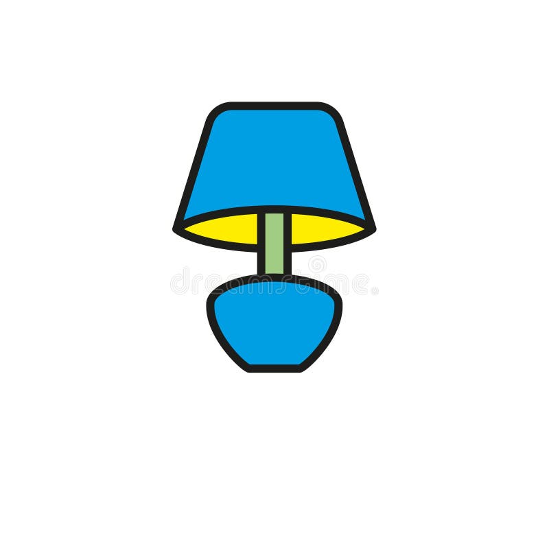 Night Lamp Vector Design Templates Simple and Modern Stock Vector ...