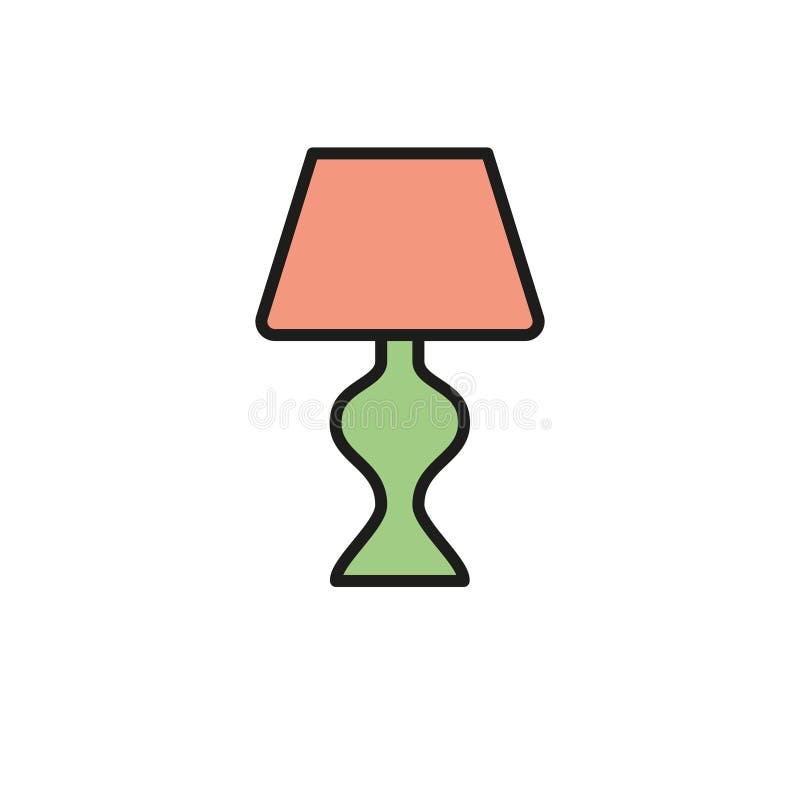 Night Lamp Vector Design Templates Simple and Modern Stock Vector ...