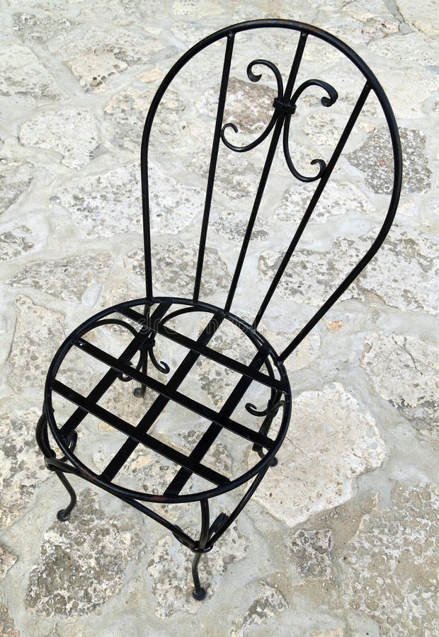 Chair stock image. Image of forged, iron, wrought, hard - 9276243