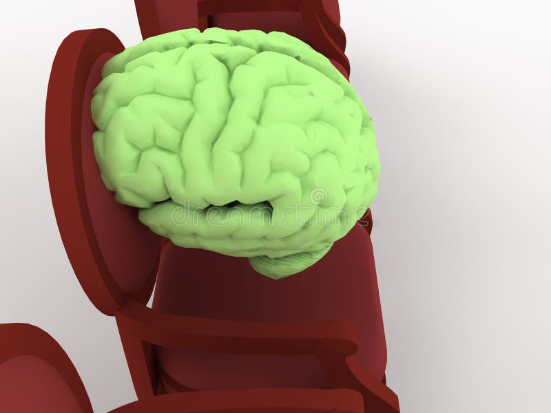Chair brain stock illustration. Illustration of unique - 11968422