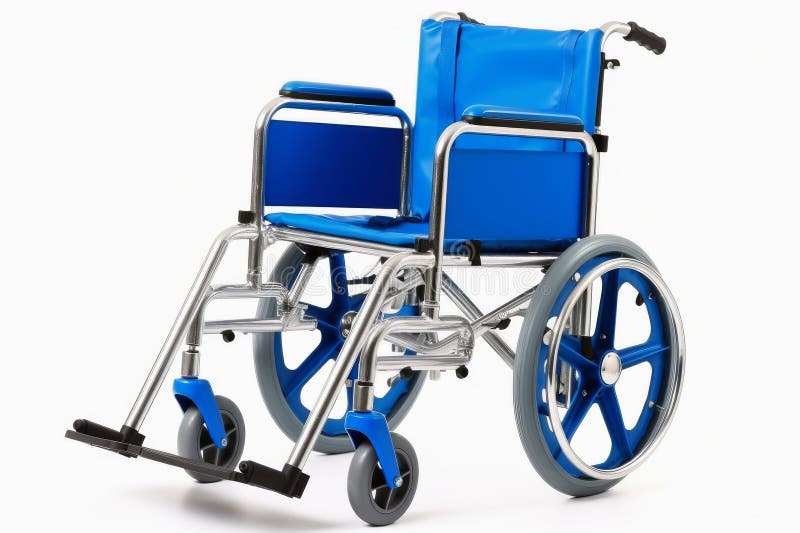 A Chair for Disabled on a White Background Stock Image - Image of ...