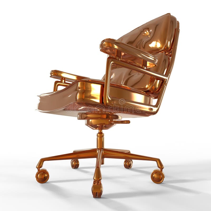 Old chair red with gold stock vector. Illustration of luxury - 21773392