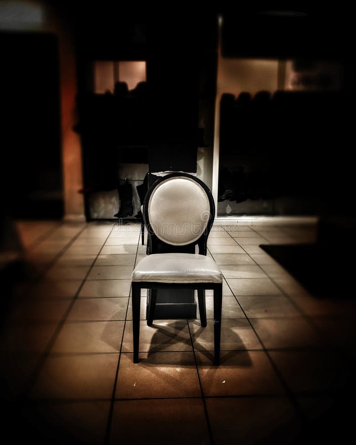 Chair stock photo. Image of horror, horrific, white - 108198570