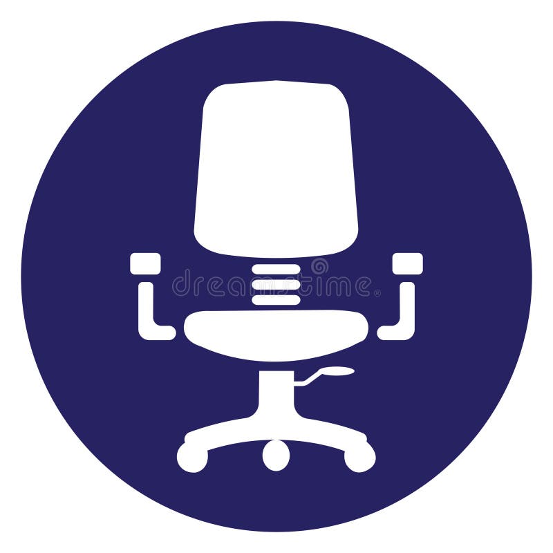 Chair Icon Vector Illustration Stock Vector - Illustration of ...