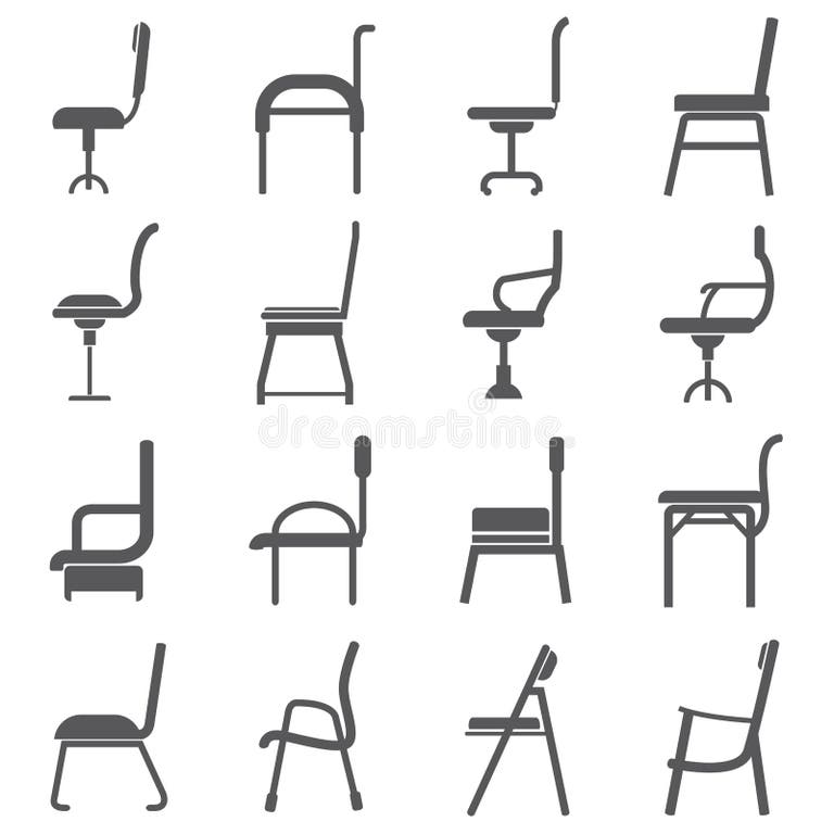 Sitting Chair Icons Stock Illustrations – 2,567 Sitting Chair Icons ...