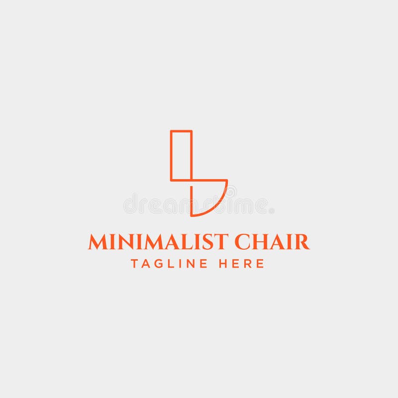 Chair Logo Design Concept with Modern Design Vector Icon Isolated Stock ...