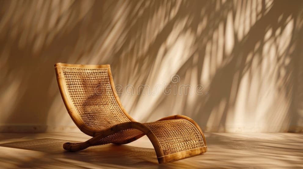 Chair Made of Bamboo, Clean and Smooth Lines Stock Photo - Image of ...