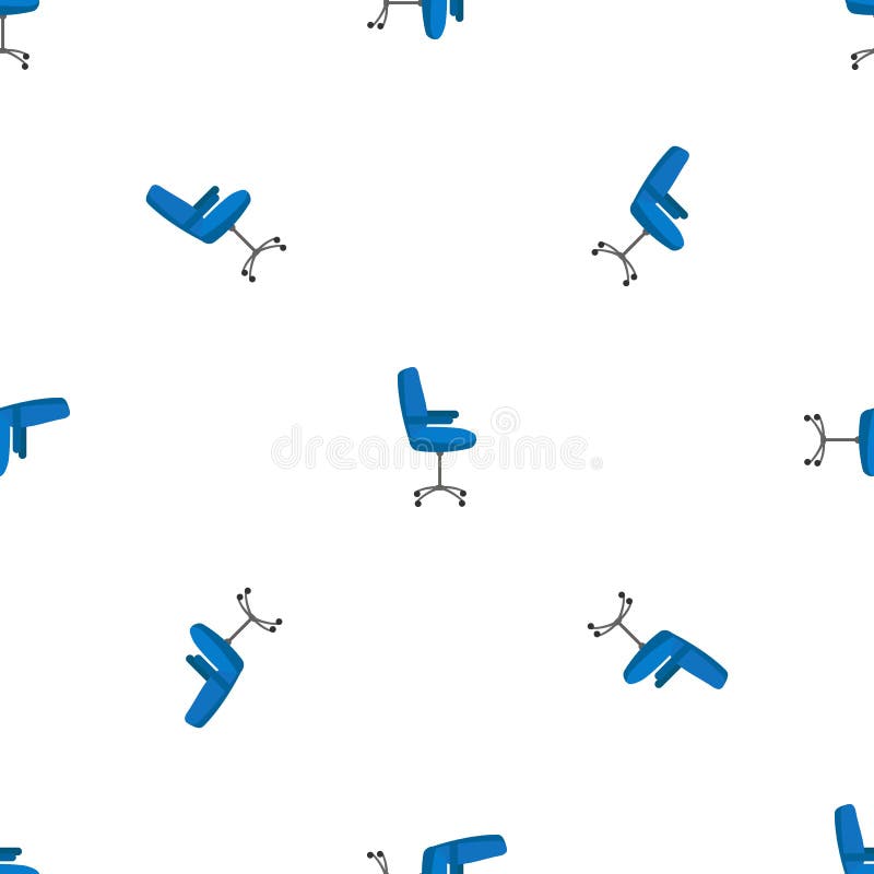 Chair Pattern Seamless Vector Stock Vector - Illustration of animation ...