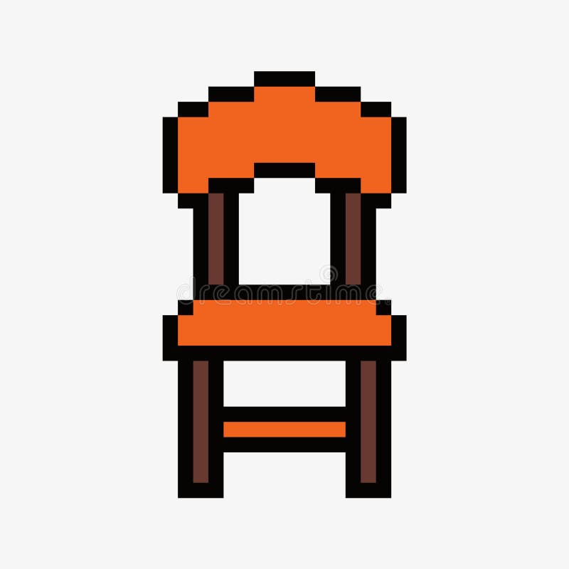 Vector Pixel Art Chair Stock Illustrations – 759 Vector Pixel Art Chair ...