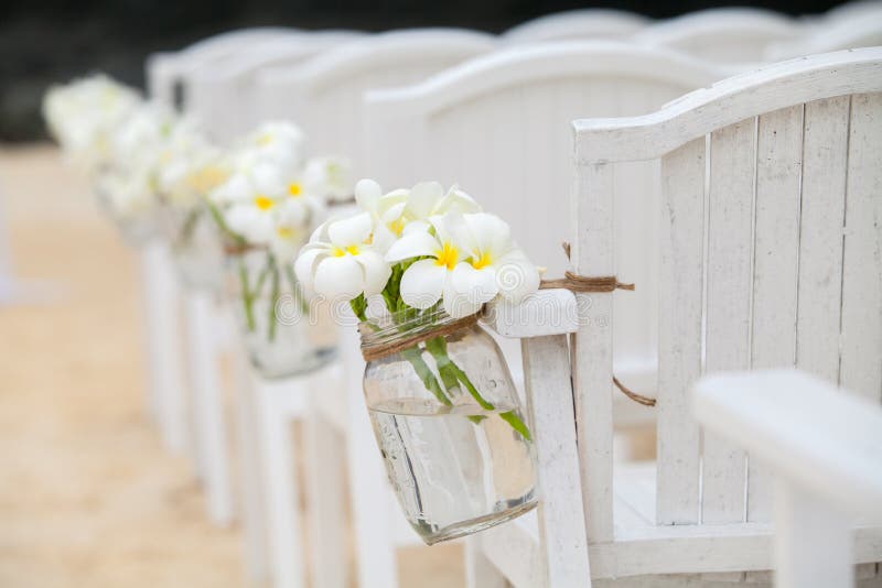 Chair setting for Wedding stock image. Image of inside - 48573573