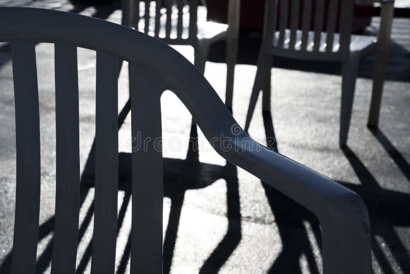Chair shadow patterns stock photo. Image of seats, chair - 121599380
