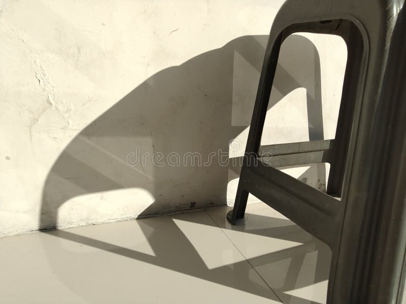 Chair Shadow 2 stock photo. Image of dining, door, wallpaper - 322300888