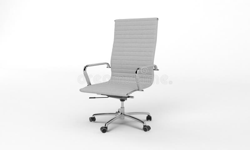 Office Chair3D Rendered Realistic Furniture Side View Stock ...