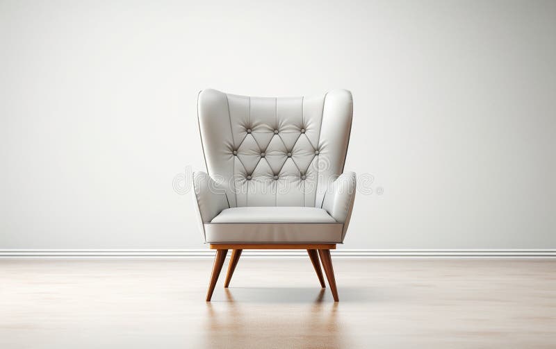 Chair in the Spotlight stock photo. Image of minimalistic - 344161866