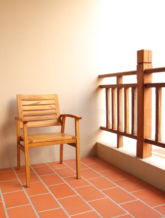 Chair in terrace stock image. Image of relax, terrace - 44509731
