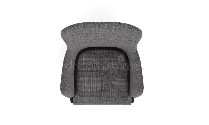 Office Chair 3D Rendered Realistic Furniture Top View Stock ...