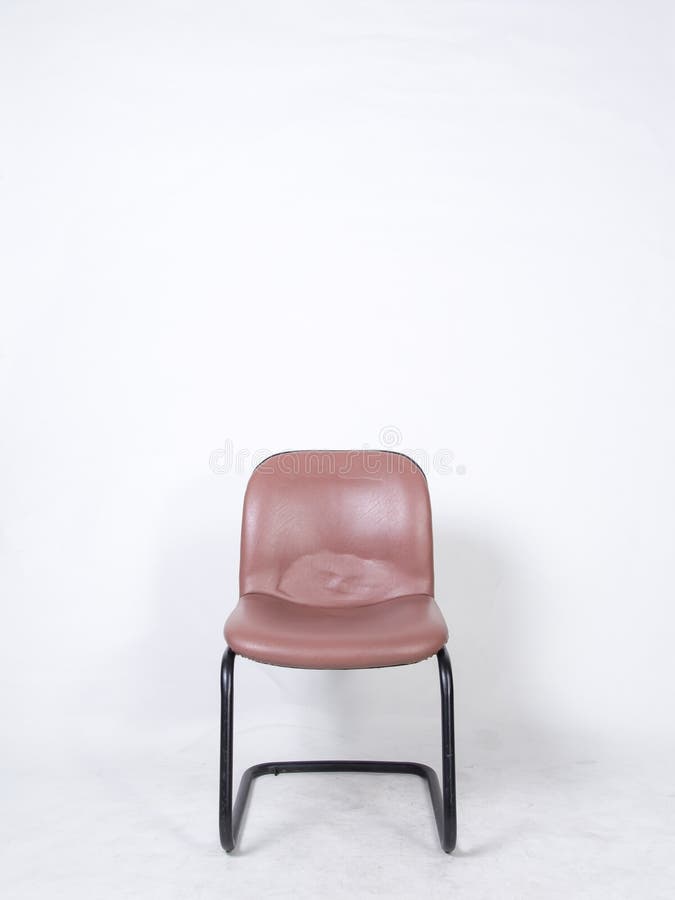 Chair on White Backgroun in the Studio Stock Image - Image of ...