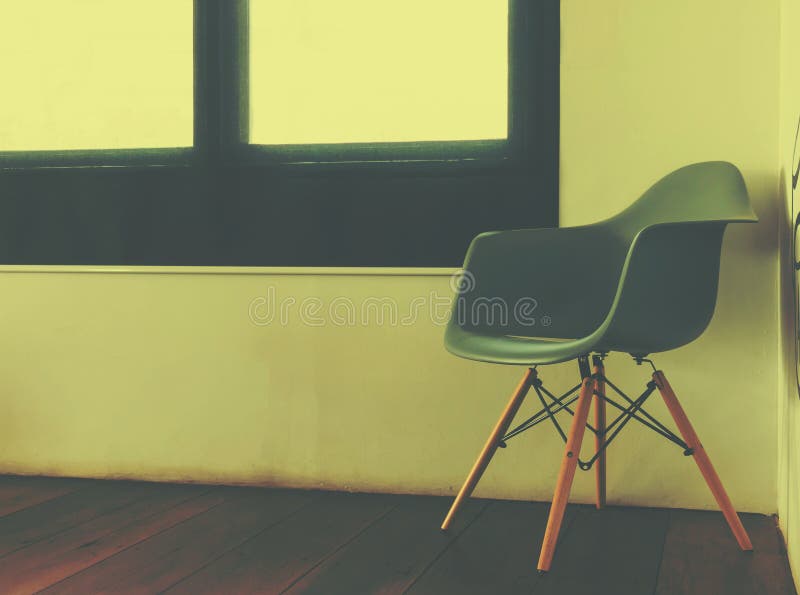 Chair by window in room stock photo. Image of architecture - 70588882
