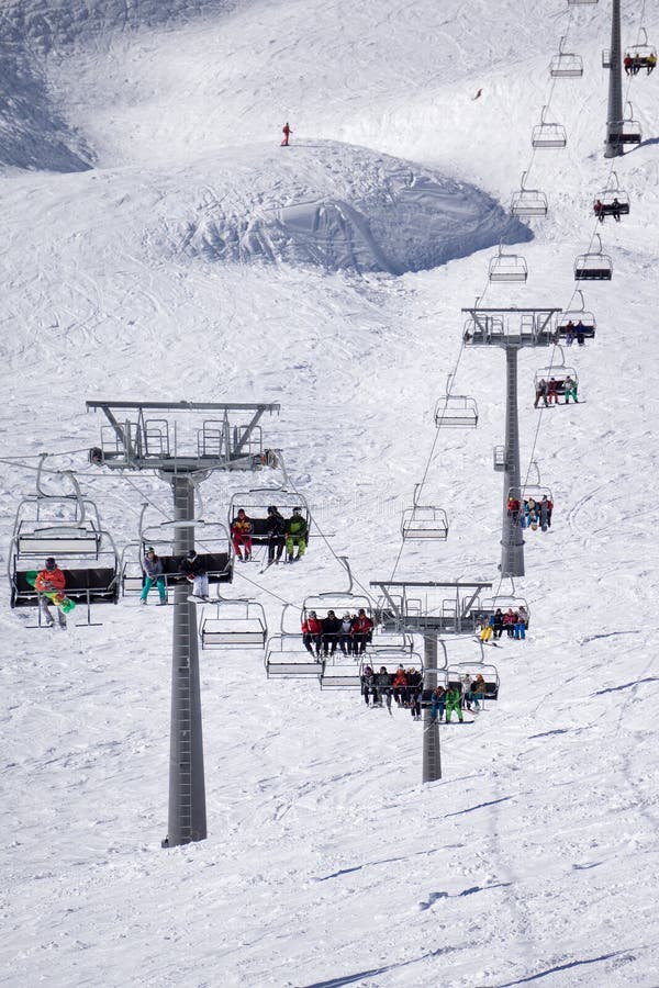 Chairlift Ski Resort Schladming Editorial Photography Image Of