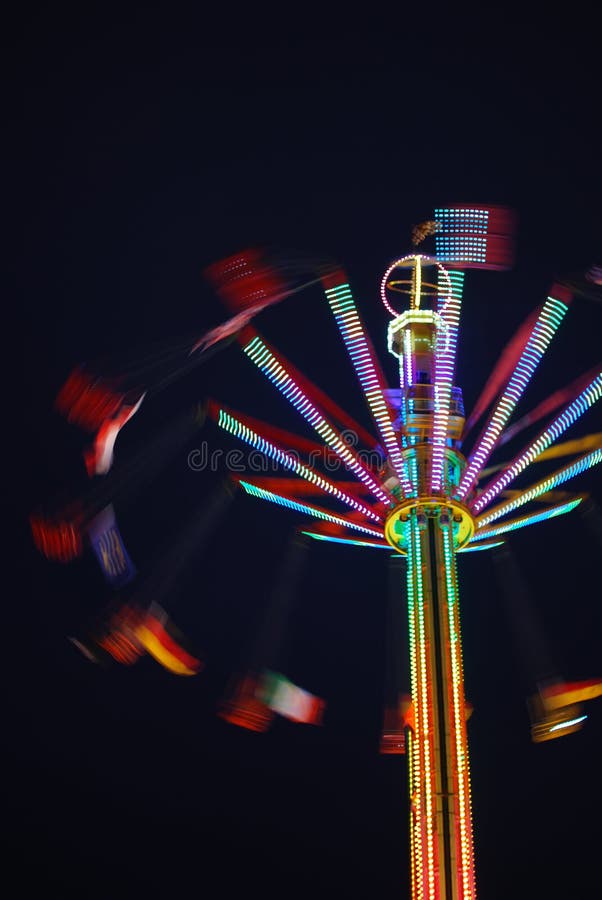 Chairoplane stock image. Image of fairground, shooting - 27697477