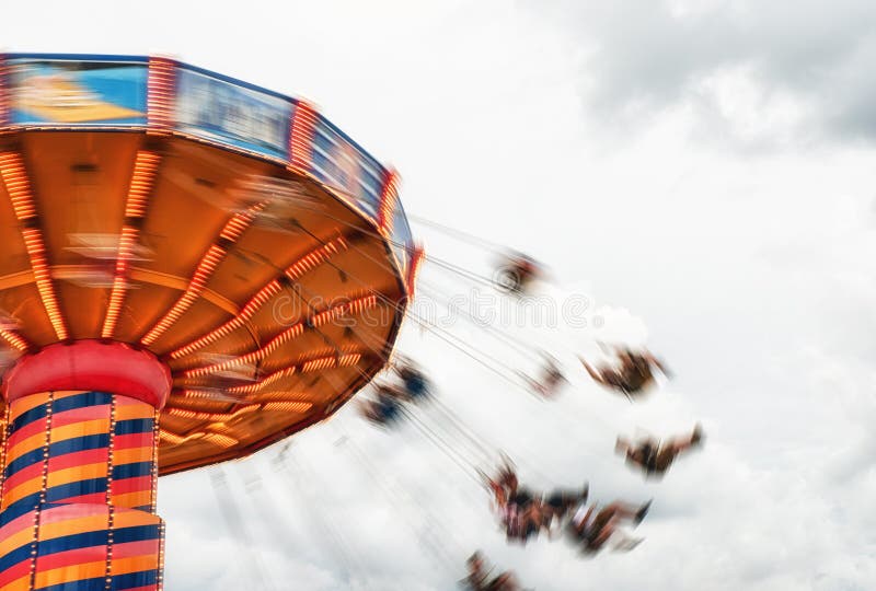 Chair Swing Ride stock photo. Image of park, carnival - 44046292