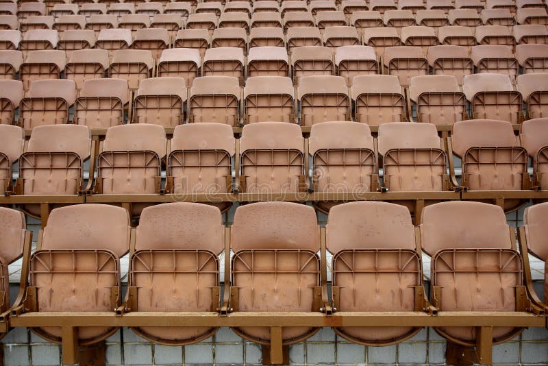 Chairs stock photo. Image of pink, stadium, plastic, chair - 23030340