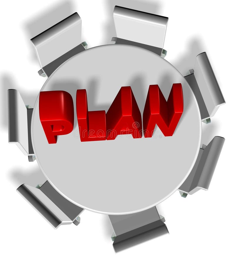 Big plan stock illustration. Illustration of management - 29887781