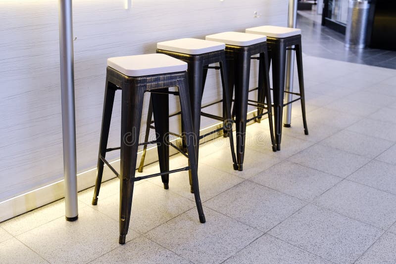 The Chairs in the Cafe. High Chair Stock Image - Image of food, lunch ...