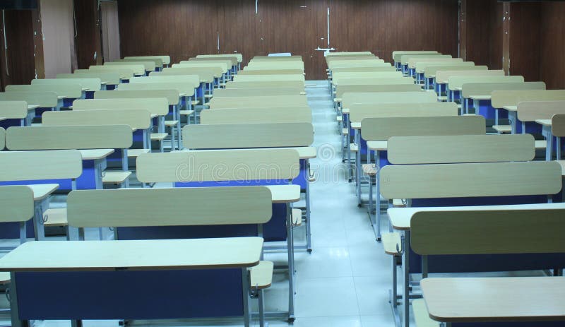 Chairs in a class room stock image. Image of chairs, chair - 48227391