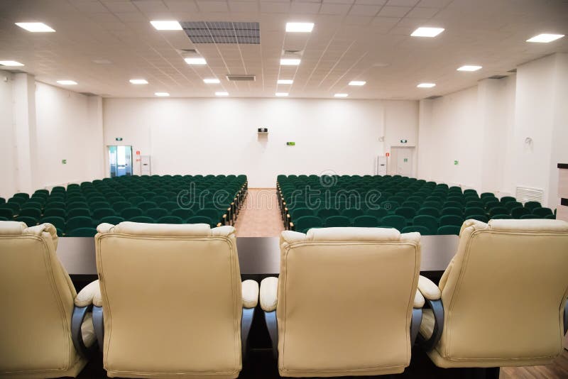 Chairs in conference room stock photo. Image of conference - 210383444