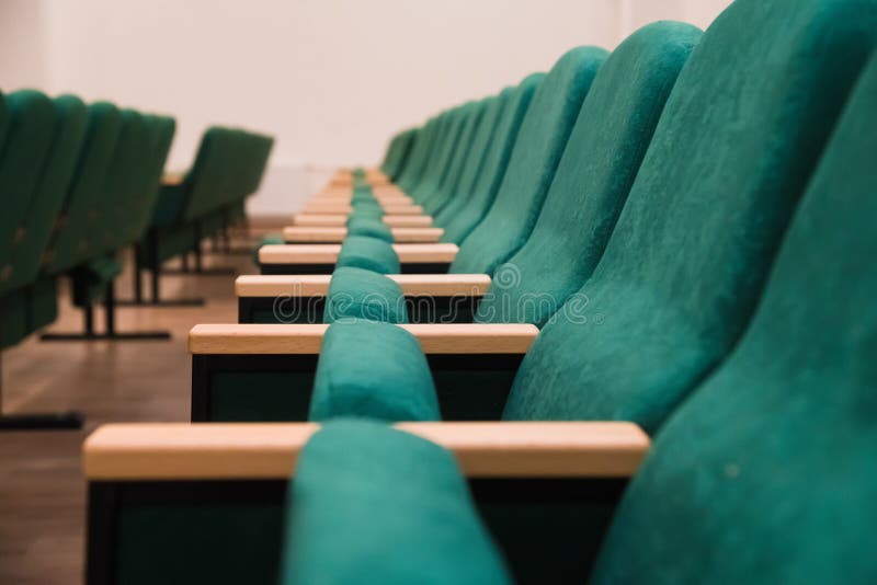 Chairs in conference room stock image. Image of meeting - 210383453