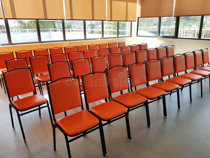 Chairs in an Empty Business Meeting Office Room Indoor Stock Image ...