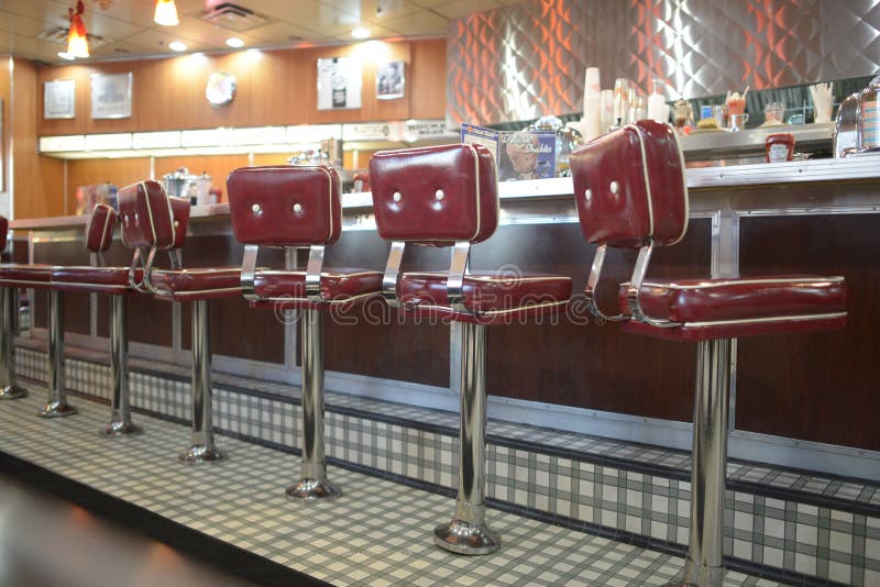 Chairs in Front of the Bar Stand Editorial Photo - Image of isolated ...